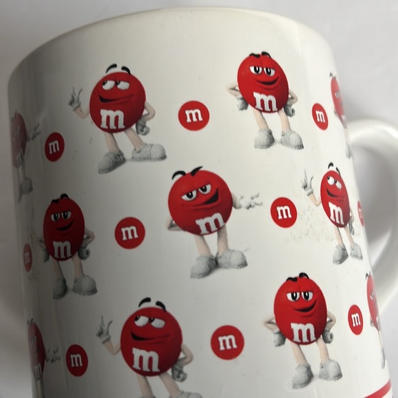 M&M'S | Kitchen | Mms Coffee Mug Red Faces Mm 6oz | Poshmark